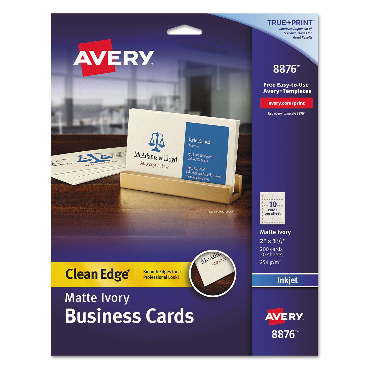 2x3.5 Inch Tent Cards Avery Tent Cards 160-Pack - 2x3.5 Inch Ivory ...