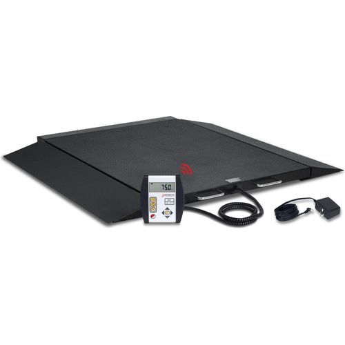 Detecto Portable Wheelchair Scale with Dual Integrated Ramps, 32 in x ...