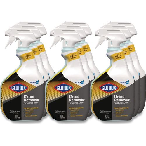 Clorox Commercial Solutions Urine Remover, 32 oz. Spray Bottle, case of ...