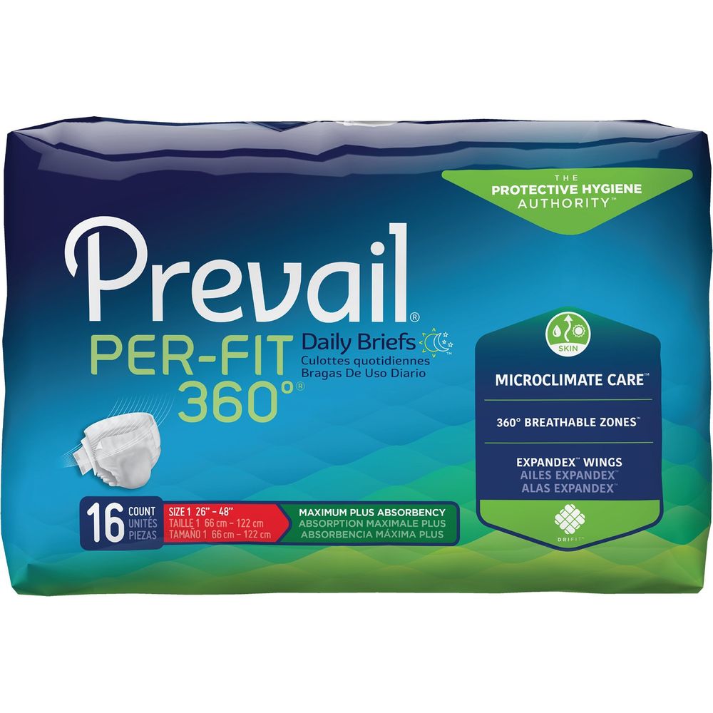 BRIEF PREVAIL PERFIT 360 SIZE 1/M 4/20 (399BJ) | Direct Supply