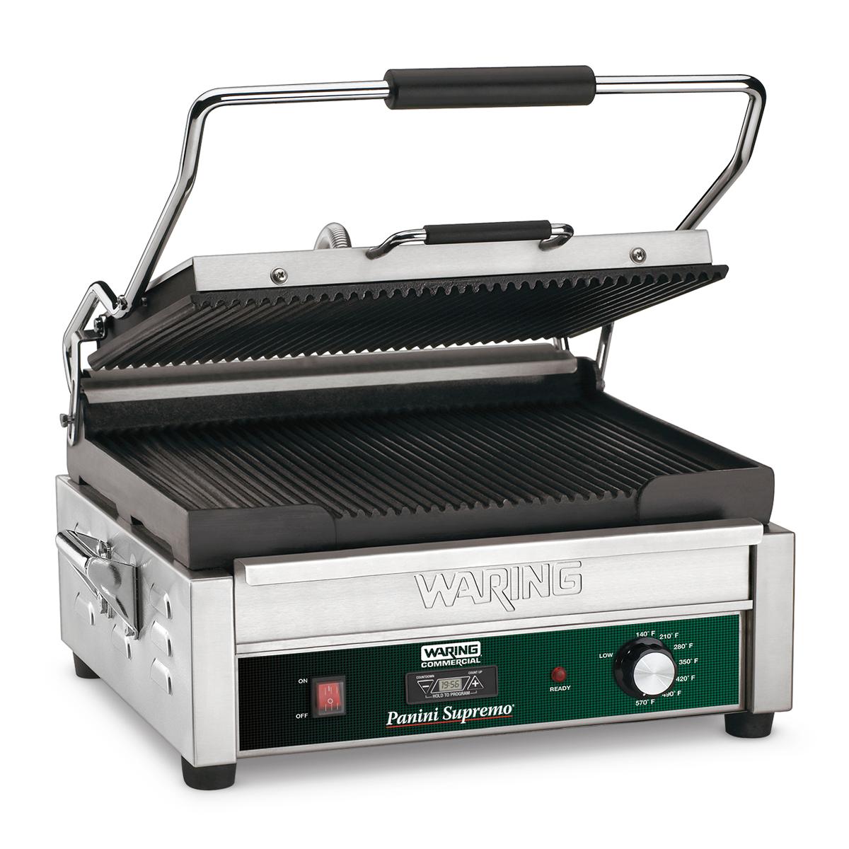 Waring WPG250TX Panini Supremo® Large Panini Grill with Timer — 120V ...