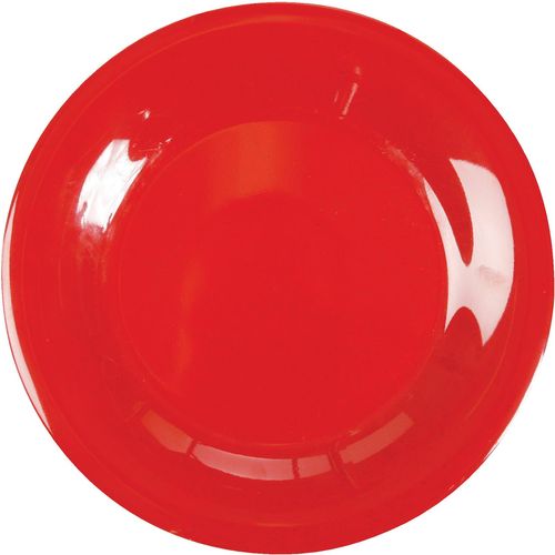 Red Sensation™ Wide Rim Plate, 9" (90296) | Direct Supply