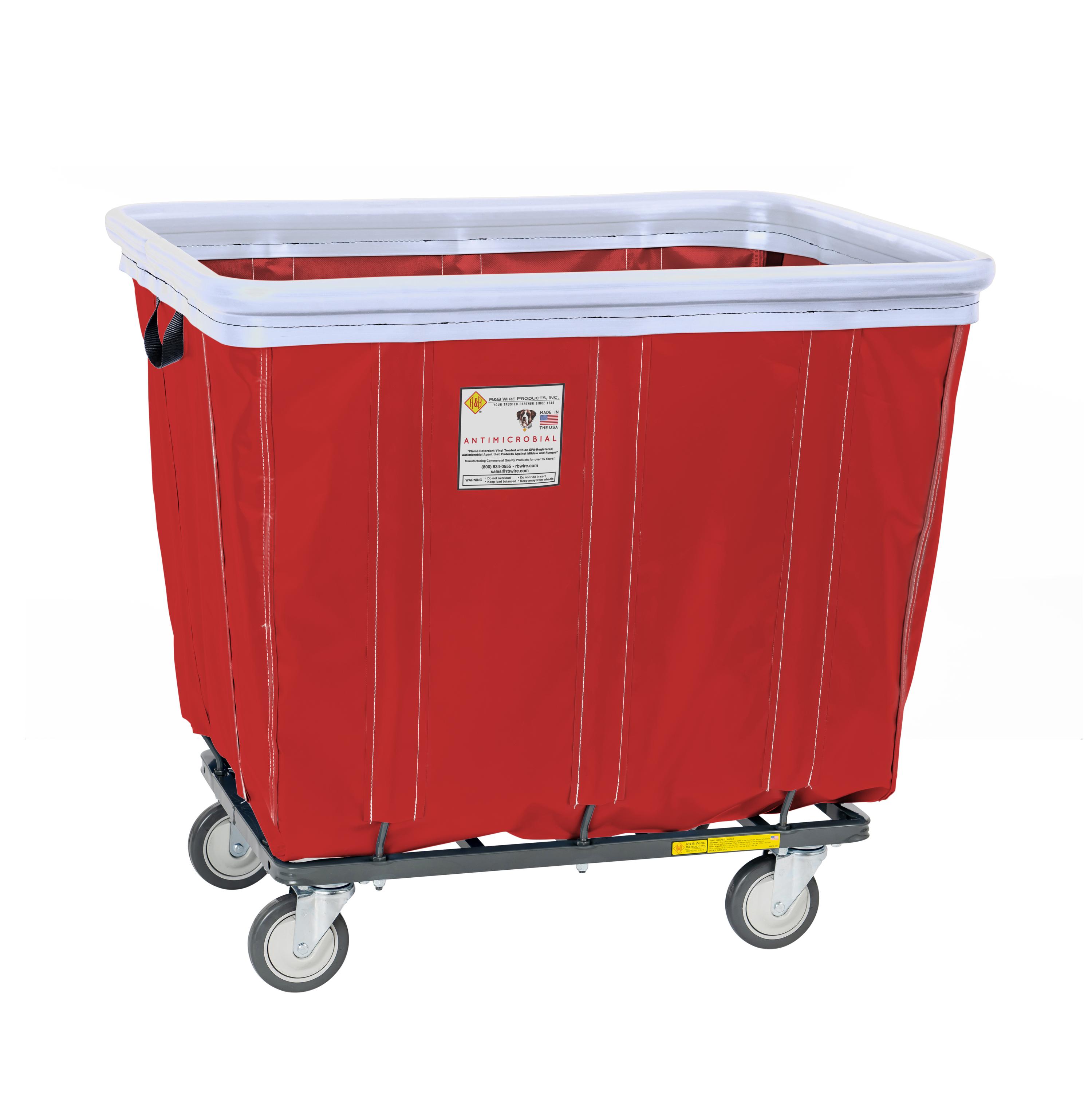 6 Bushel Elevated Vinyl Truck - Cart Color: Yellow (3K904) | Direct Supply