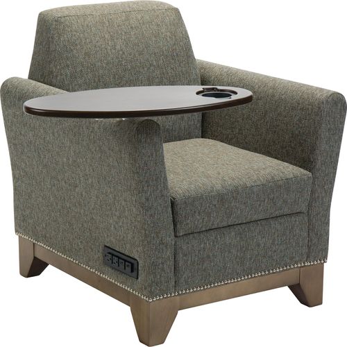 Maxwell Thomas® Ashville Lounge Chair with Tablet Arm & Power, Grade 2 ...