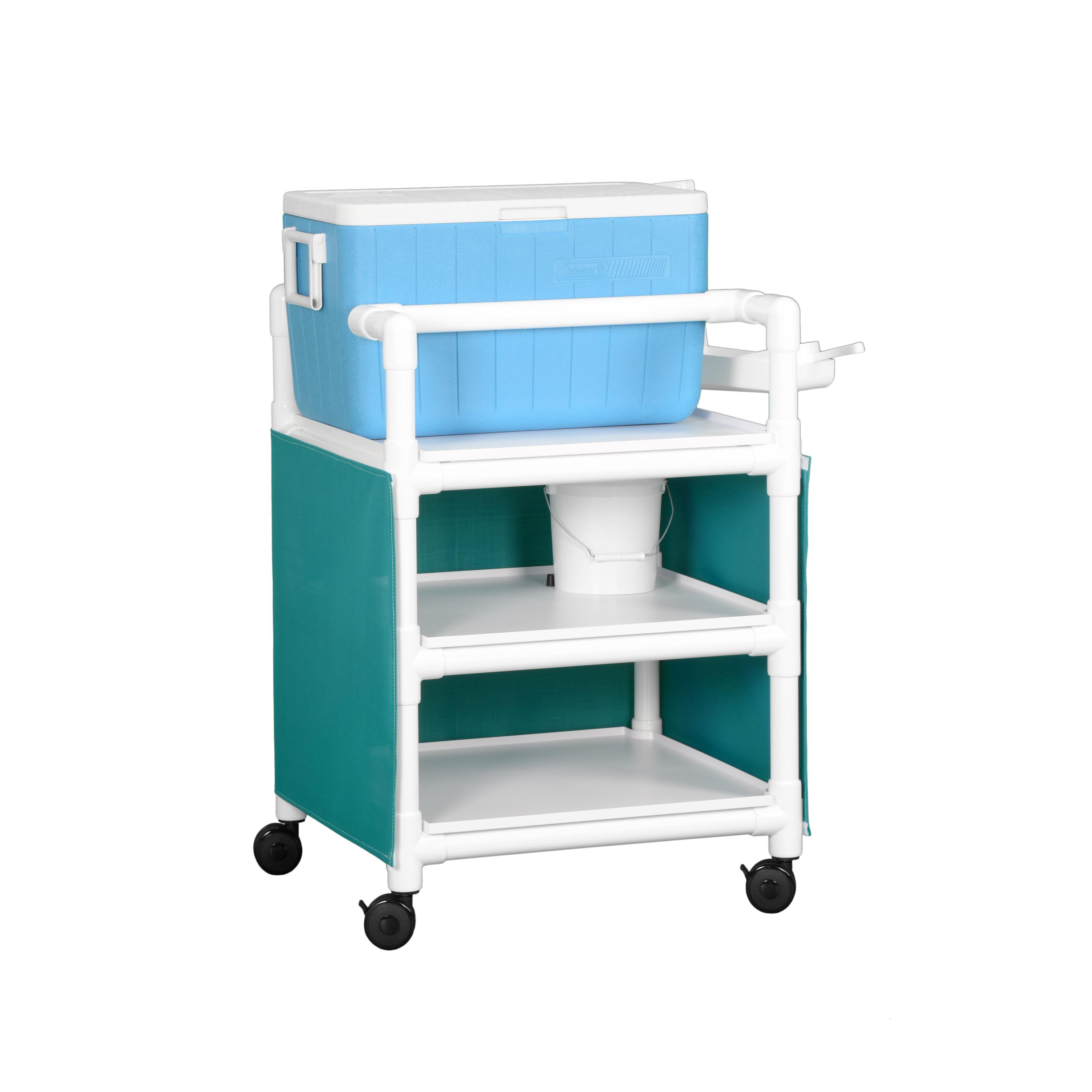 IPU PVC Hydration Ice Cart - Fabric Type: Sunsure Mesh - Color: White ...