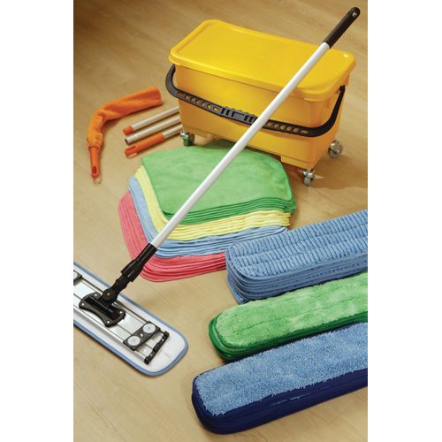 Direct Supply® Microfiber Cloth, 12"L x 12"W, 100/case, Color: Blue (2CD21)