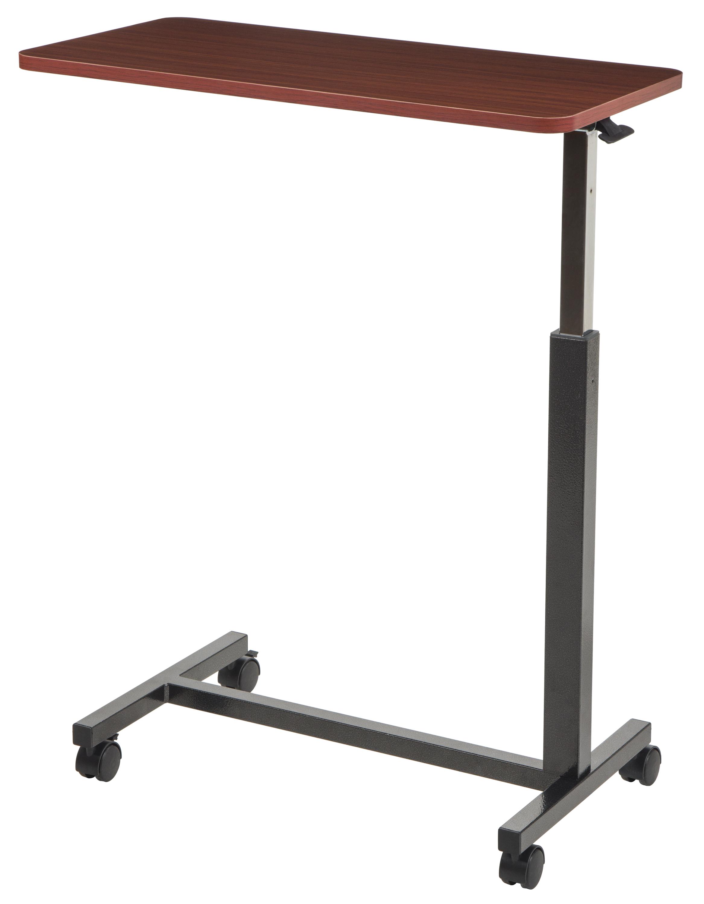 Panacea® Overbed Table, 30"L x 15"W, Base Shape: U-Base, Base Color ...