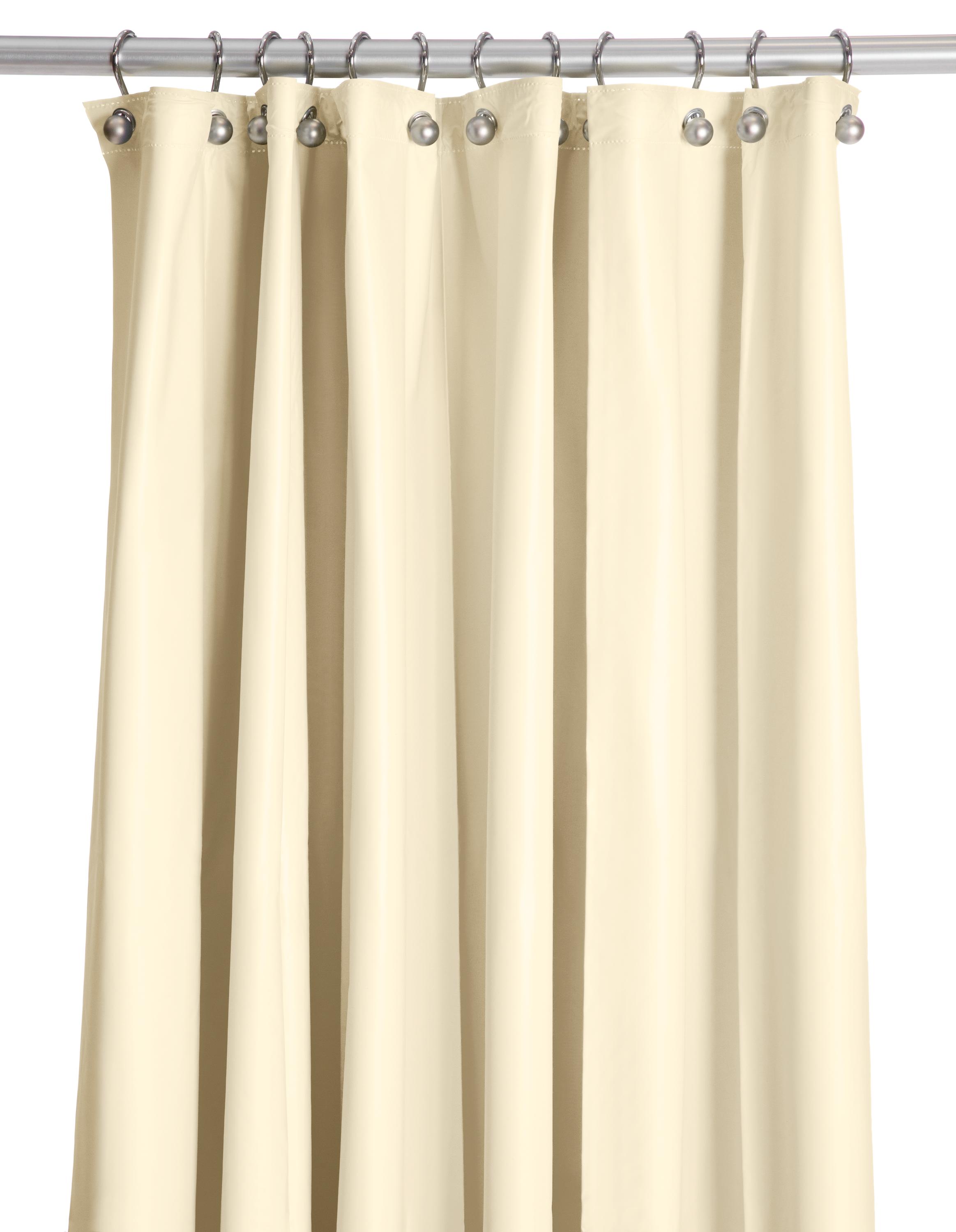 Direct Supply® Textiles® Sure-Chek® Vinyl Shower Curtain, 72"W x 72"L ...