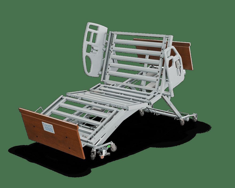 Panacea® 3250 Adjustable Height Bed, Mobile at Any Height, Safety Lock ...