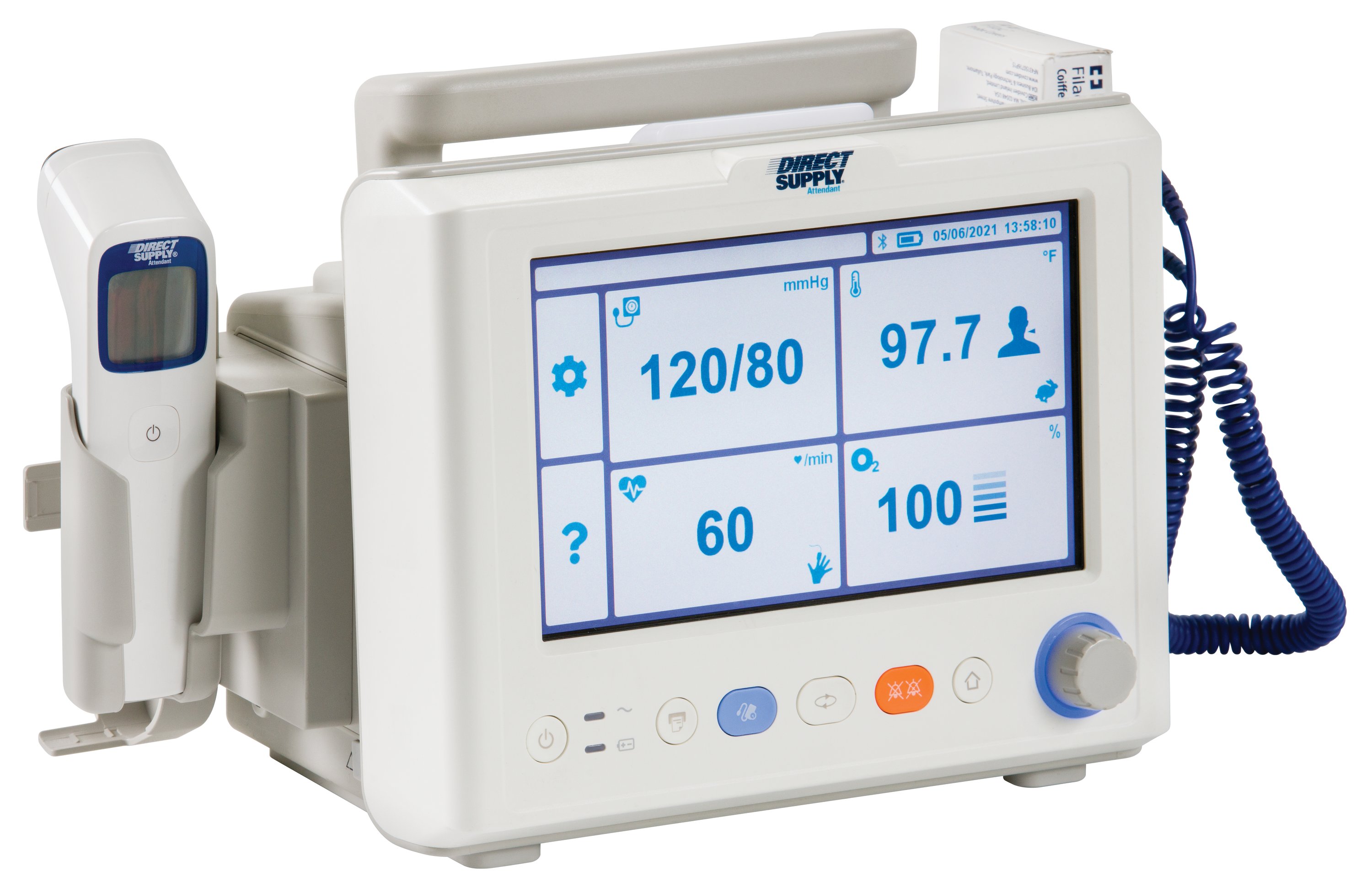 Attendant® Touchscreen Vital Signs Monitor, NIBP, SPO2, Dual ...