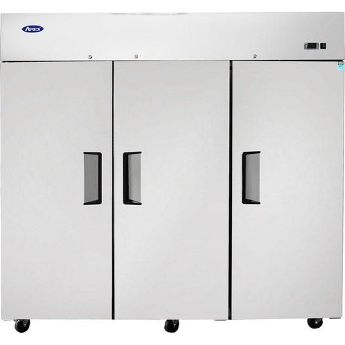 Atosa Reach-in Refrigerator, 3 Door, Top Mount, Locking Hinged Solid ...