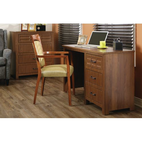 Maxwell Thomas® Evanston Desk - Casegood Finish: Hayward Cherry Door or Drawer Style: Cutouts ...