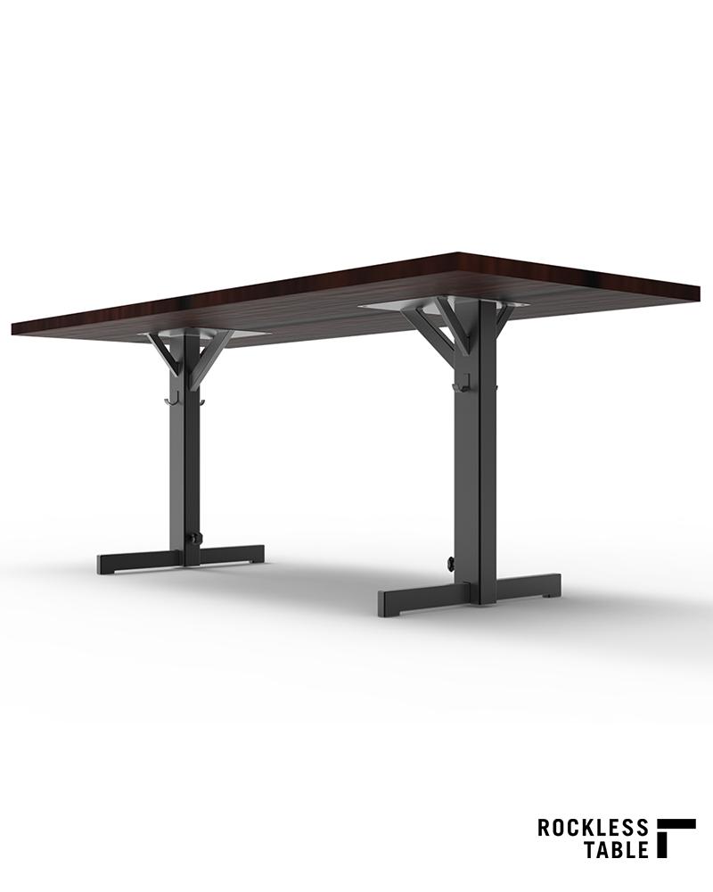 Rockless Table T-Base (2 legs) - Dining Height, 20" Spread, ADA ...