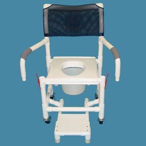Shower/Commode Chair with Swing Arms & Snap-On Seat, Shower/Commode ...