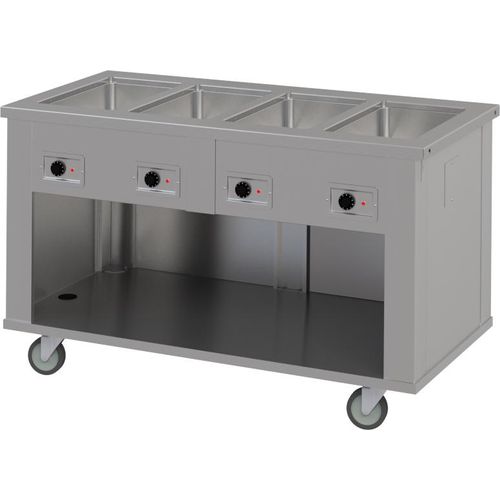 Piper Products Servolift Elite 500 Electric 4-Well Steam Table, 750 ...