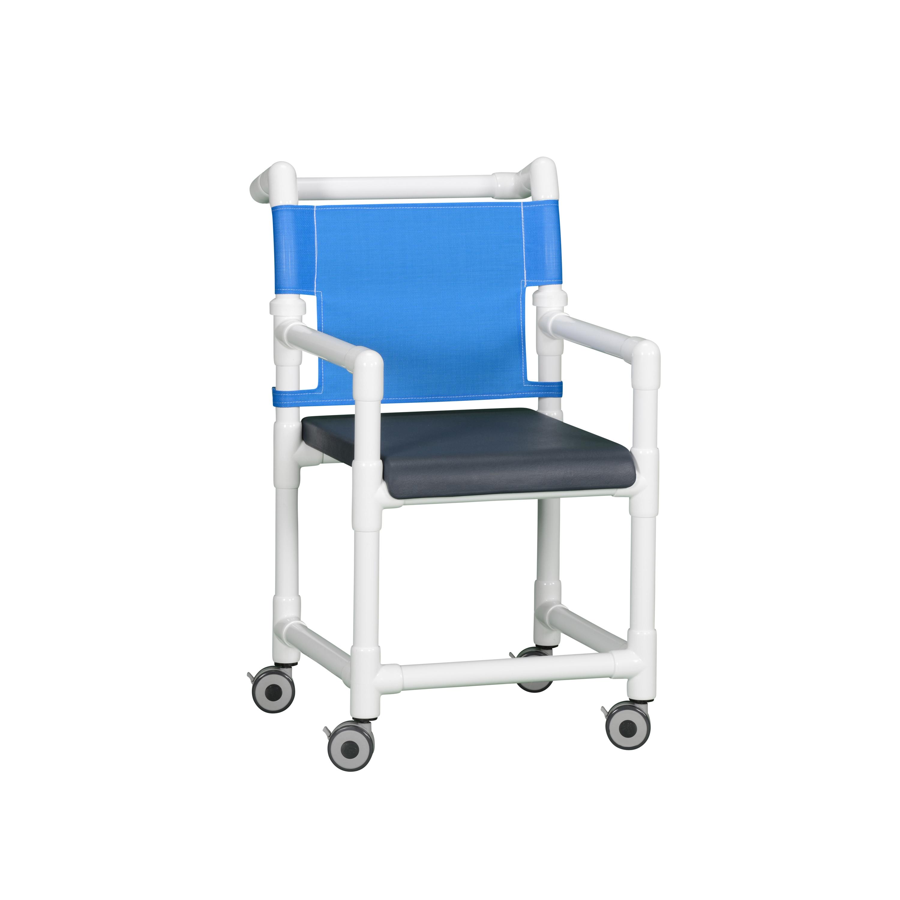 Direct Supply® Reclining Shower Chair, Open-Front Seat, Elevated Leg ...