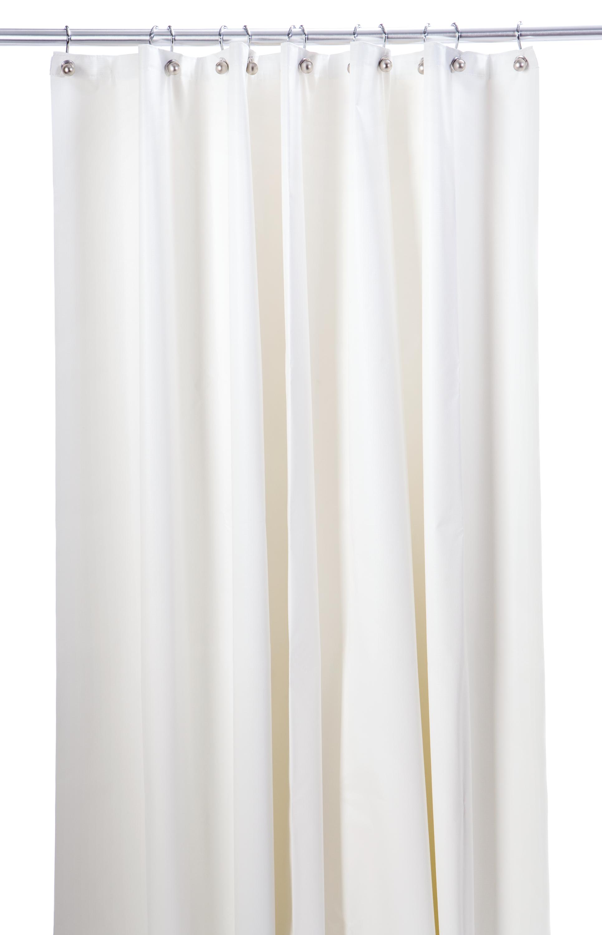 Direct Supply® Textiles® Vinyl Shower Curtain, 72"W x 72"L - Curtain ...