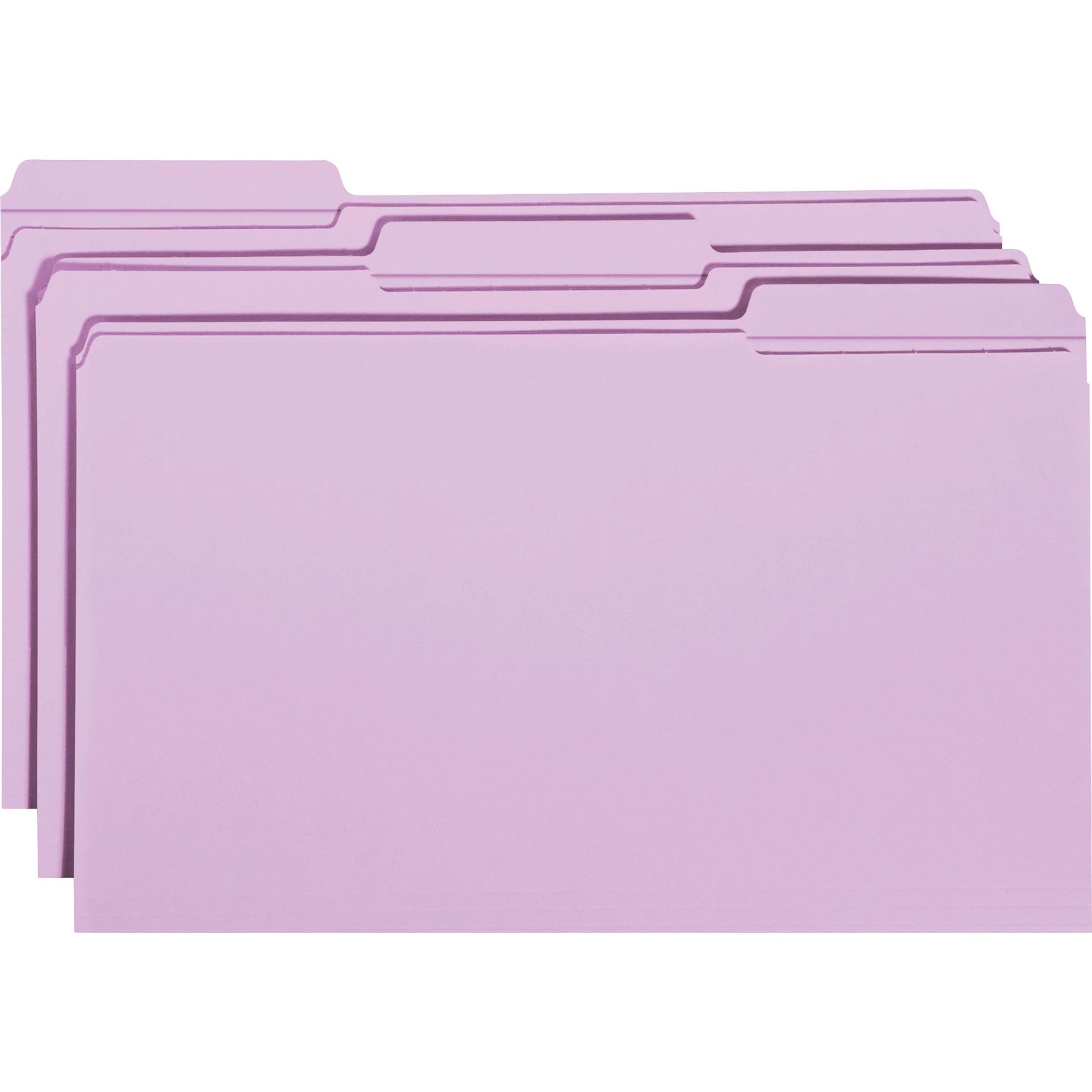 File Jackets Colored File Folders, 1/3-Cut Tabs: Assorted, Letter Size ...