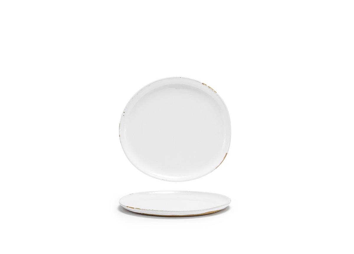 Direct Supply® Pasadena Plate for Pellets, 9", Eggshell, Case of 24 (A0688)
