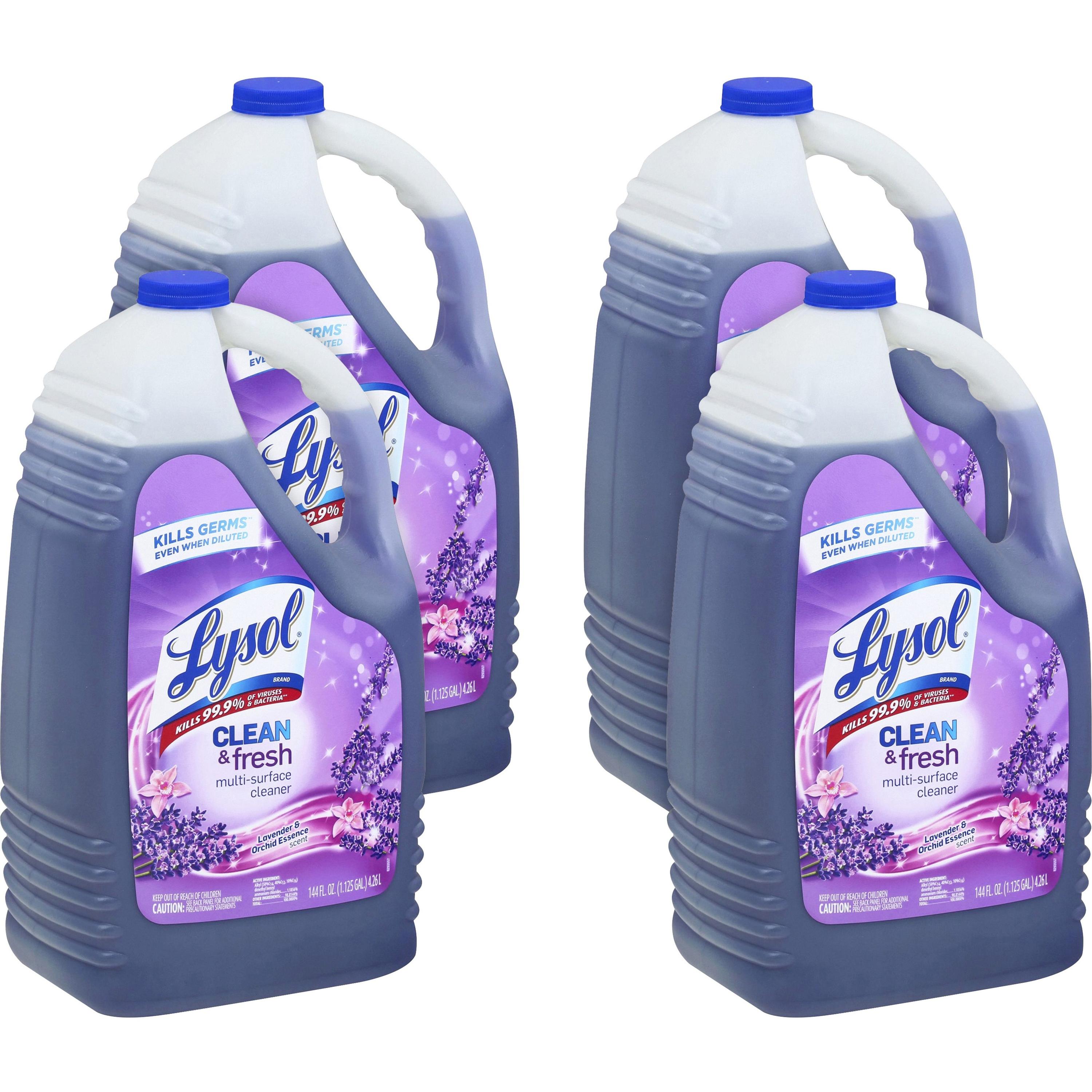 Lysol Clean/Fresh Lemon Cleaner, 144oz (Pack of 4) (GY872) | Direct Supply