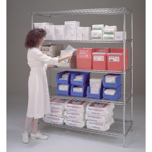 Super Erecta Shelving, Wire Shelf, 42"L x 18"W, Metroseal 3 (10693 ...