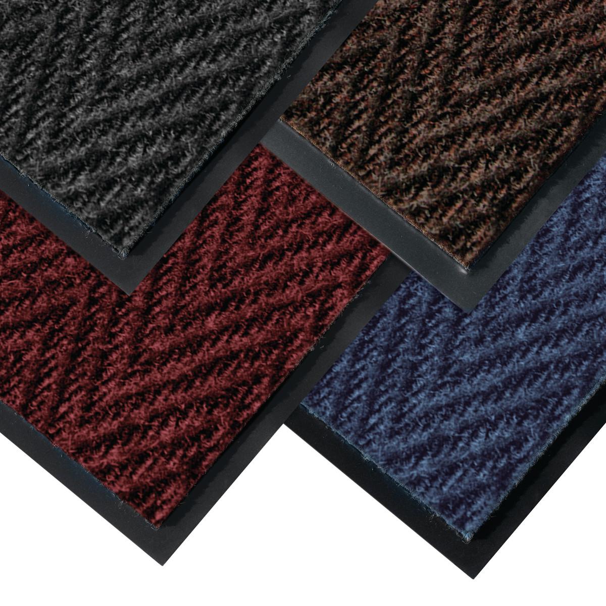 Apache Rib™ Indoor/Outdoor Mat, 4 ft x 6 ft, Solid Gray (2DP85 ...