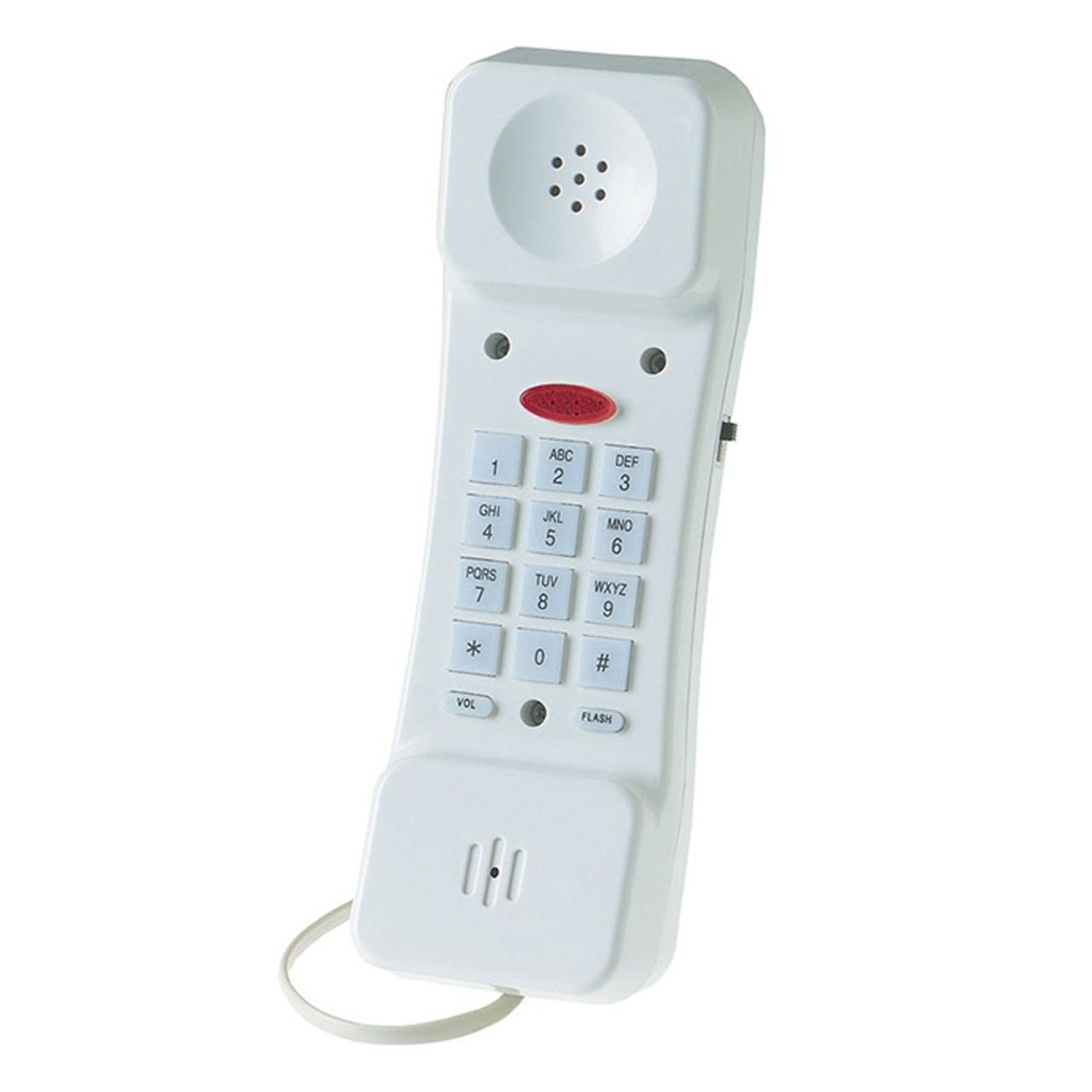 Single Line Phone with Desk/Wall Mount, White (33Y79) | Direct Supply