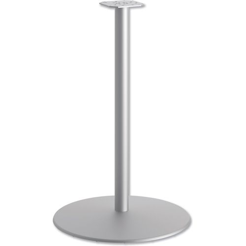 Between Round Disc Base for 42" Table Tops, Textured Silver (J4J30 ...
