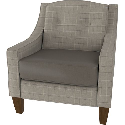 Maxwell Thomas® Quick-Ship Greenberg Collection Lounge Chair, Button ...