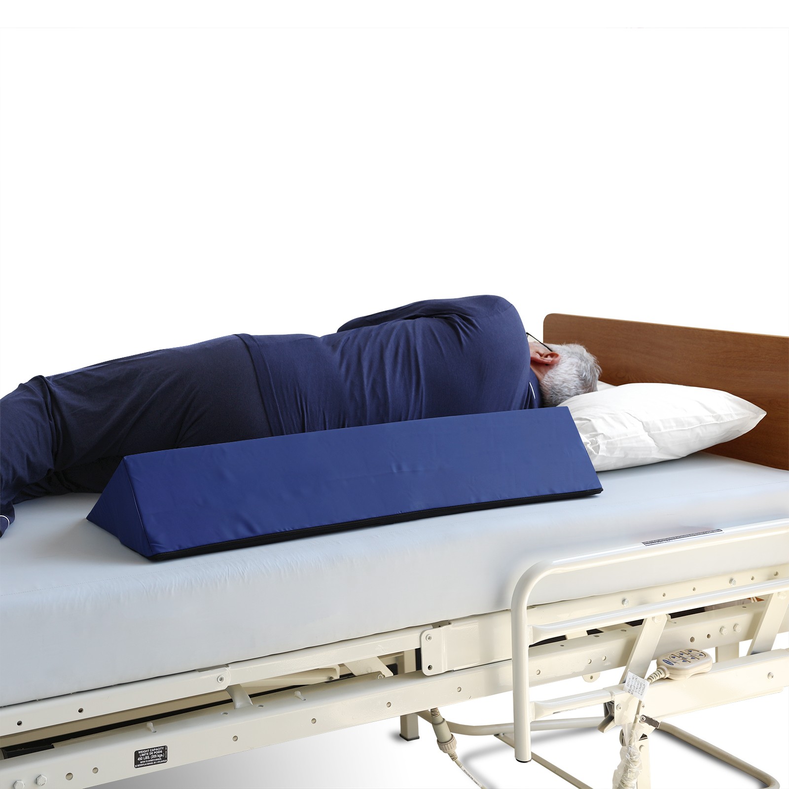 AliMed® Abduction Wedge and Pillow Small Foam Wedge, 12"W x 17-1/4"L x ...