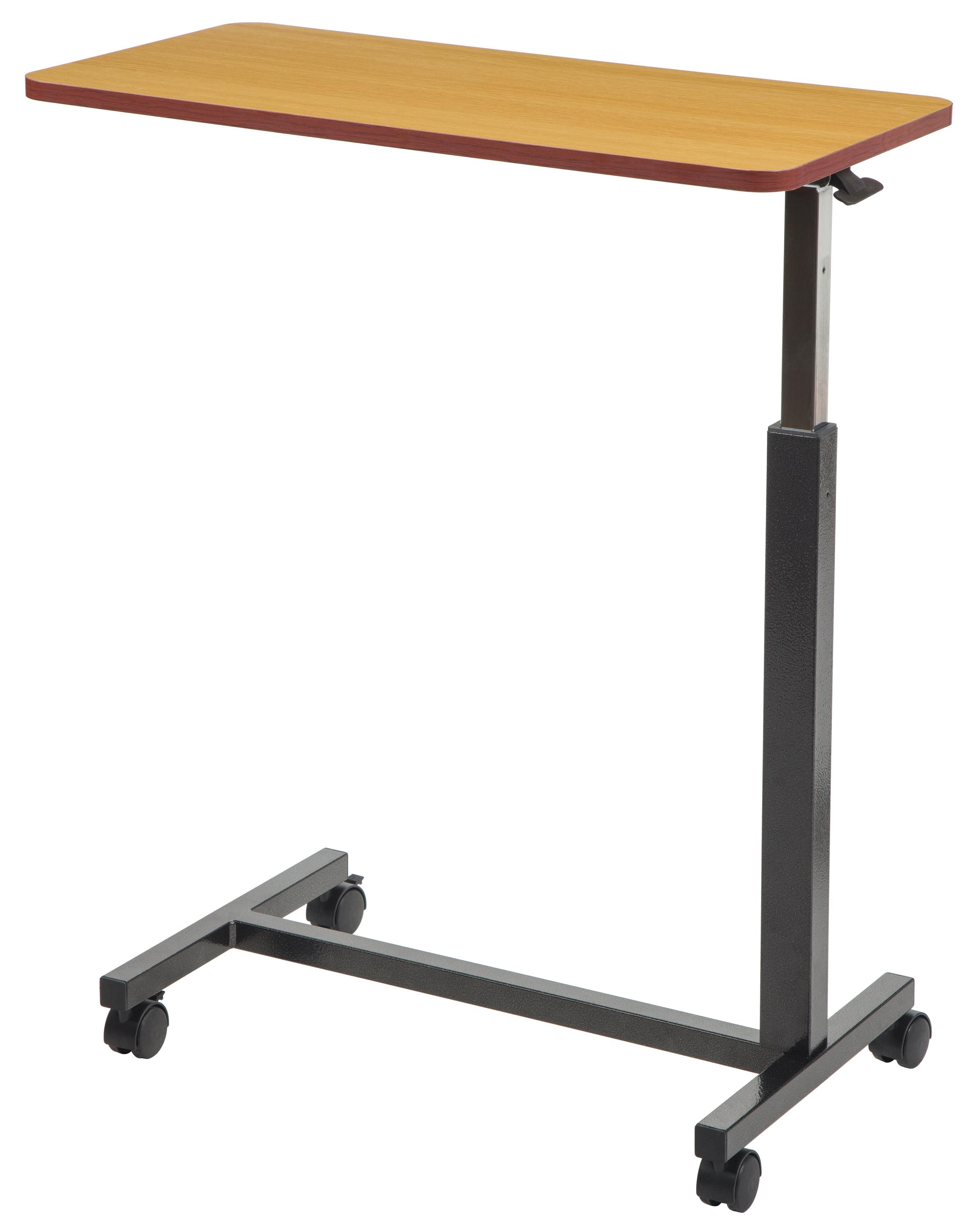 Panacea® Overbed Table, 30"L x 15"W, Base Shape: U-Base, Base Color ...