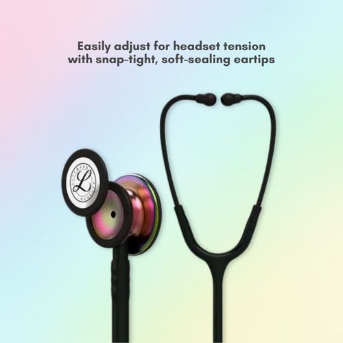 3M Littmann Classic III Black Rainbow Finish Stethoscope (37PRF ...