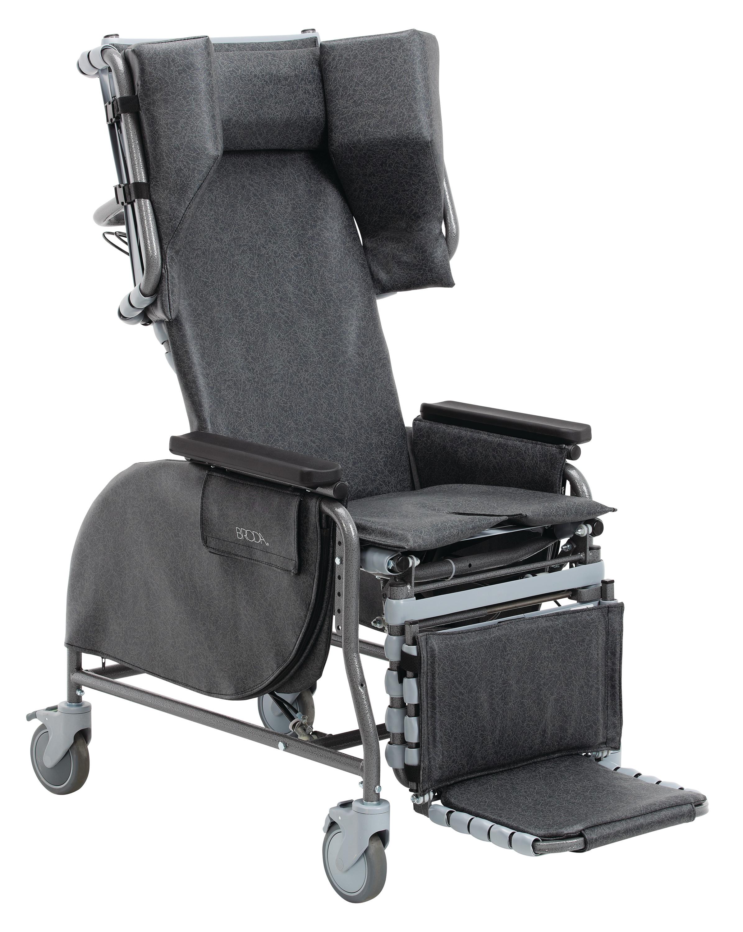 BRODA Midline Positioning Wheelchair, 20"W x 17"D - Seat Width and ...