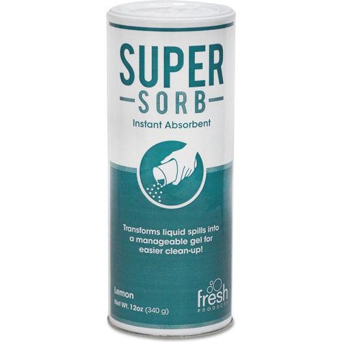 Fresh Products Super-Sorb Liquid Spill Absorbent, Powder, Lemon-Scent ...