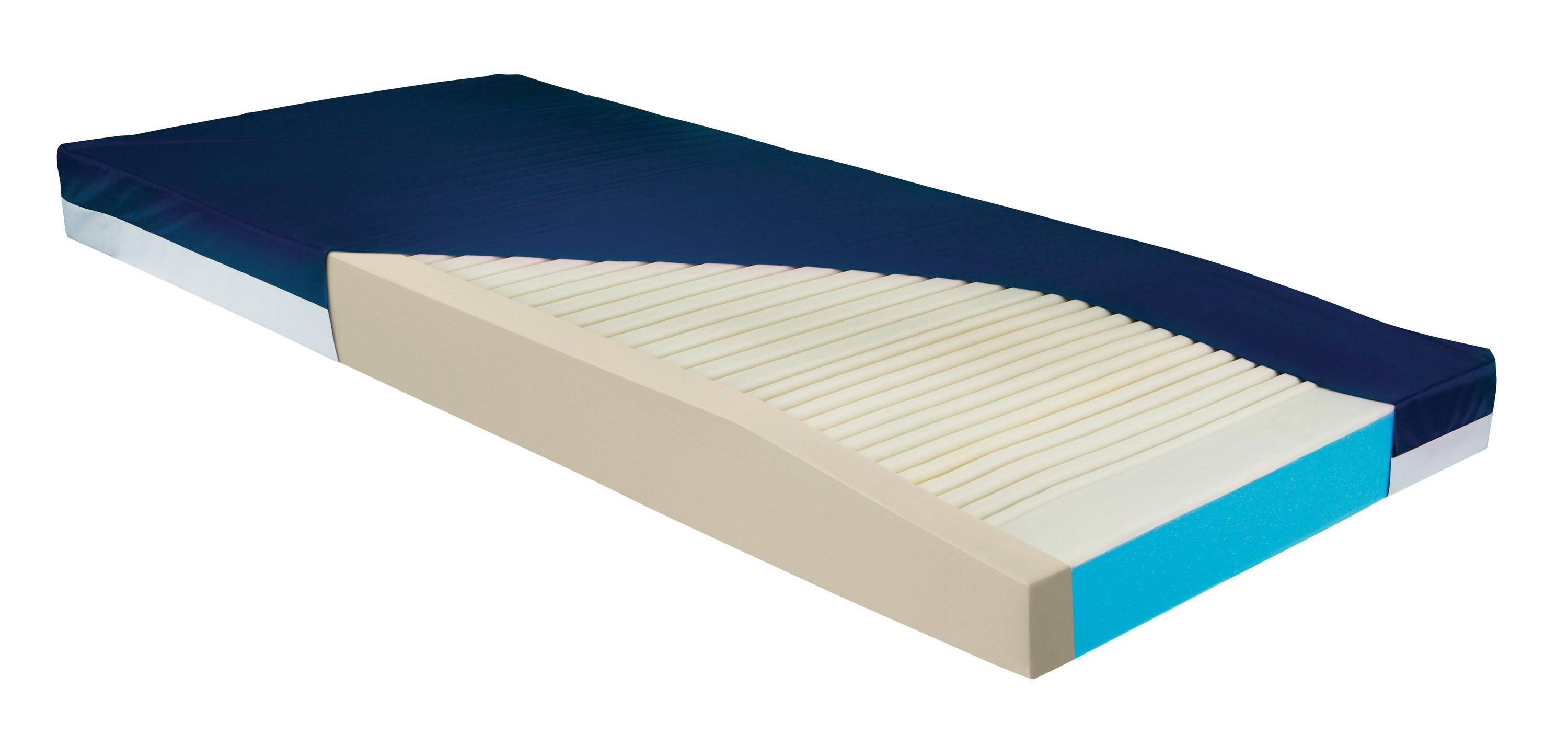 Panacea® Prime Plus Foam Mattress with Raised Perimeters, 6"H - Width ...