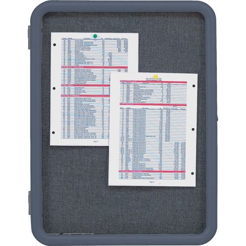 Image-Enclosed Easy Tackboard, 24" x 36" - Frame Finish: Putty Board ...