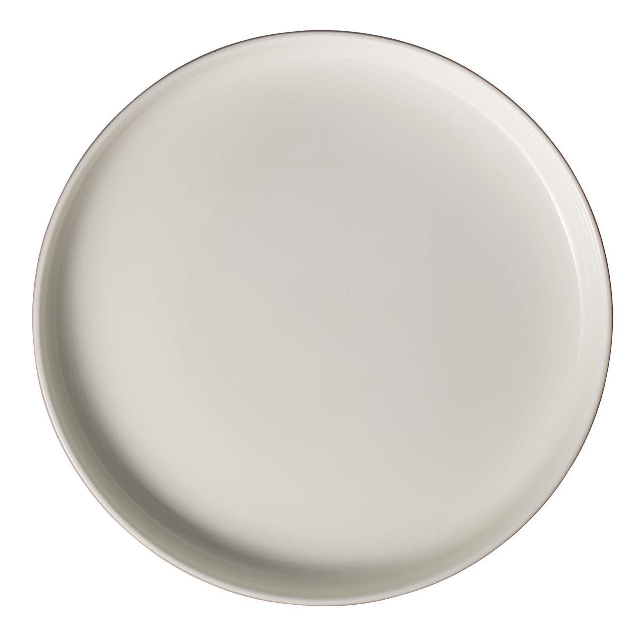 SuperMel™ Deep Compartment Plate, 9" - Color: White (88X57) | Direct Supply