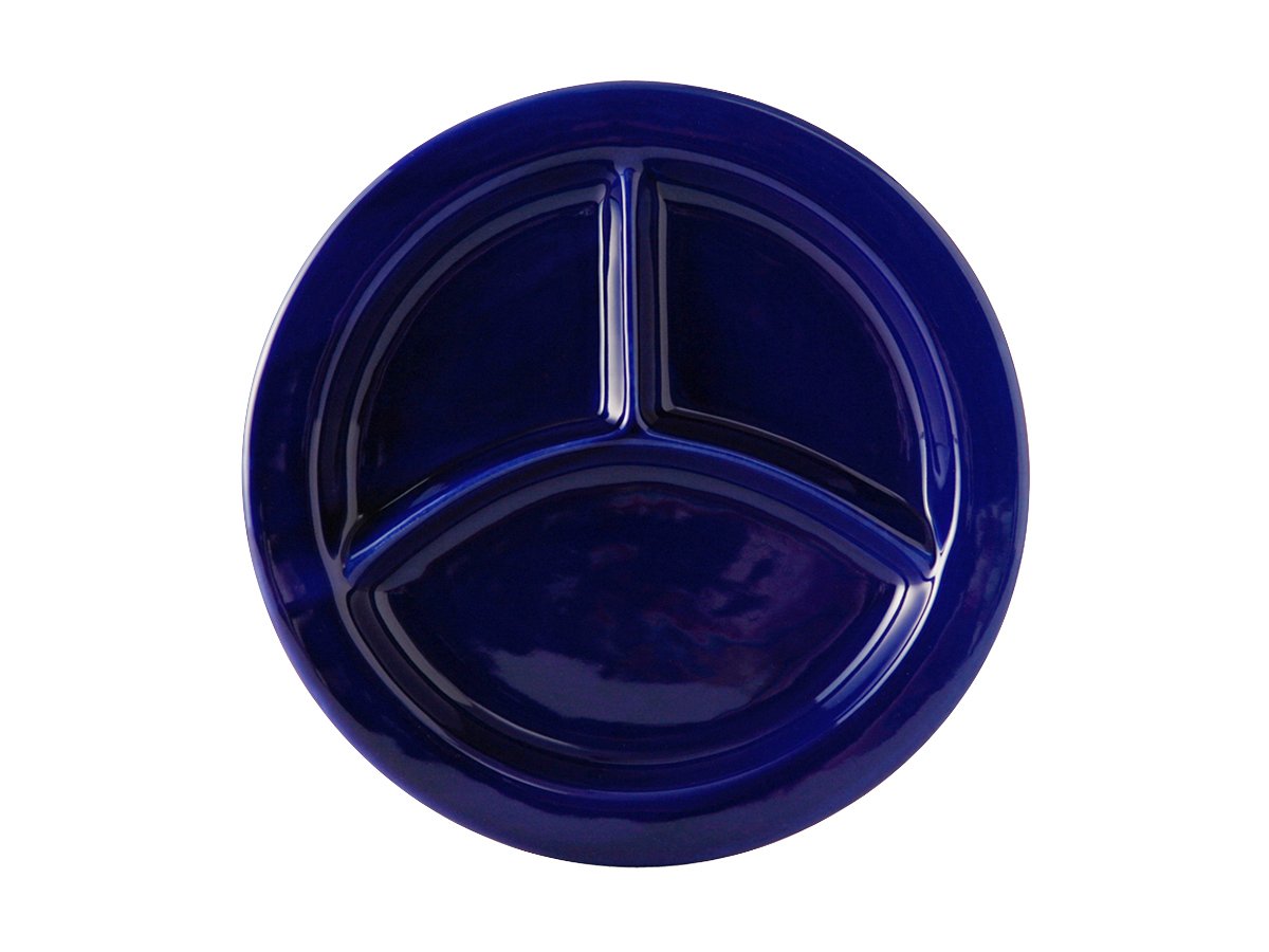 SuperMel™ Deep Compartment Plate, 9" - Color: Green (88X54) | Direct Supply