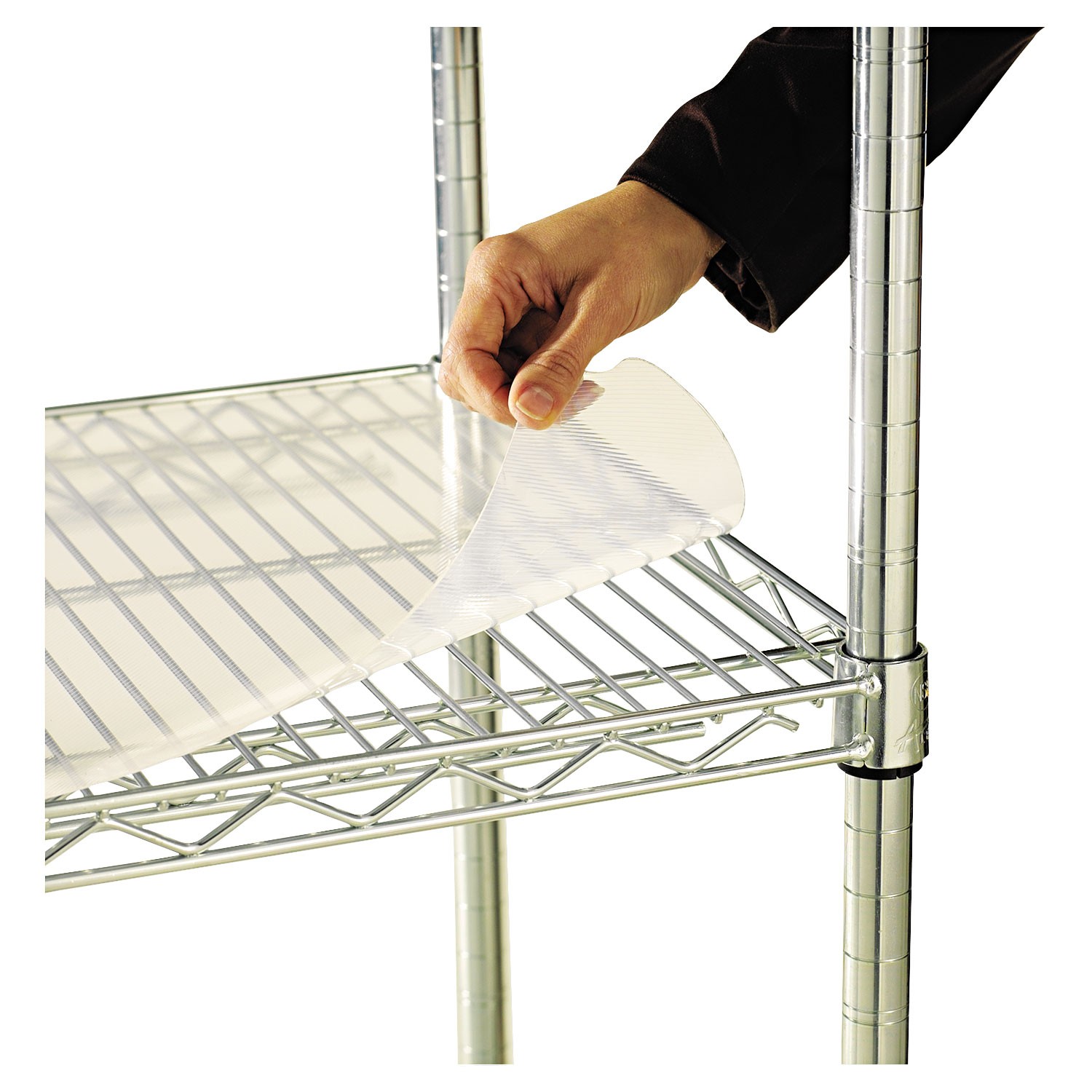 Alera® Shelf Liners For Wire Shelving, Clear Plastic, 48w x 24d, 4/Pack ...