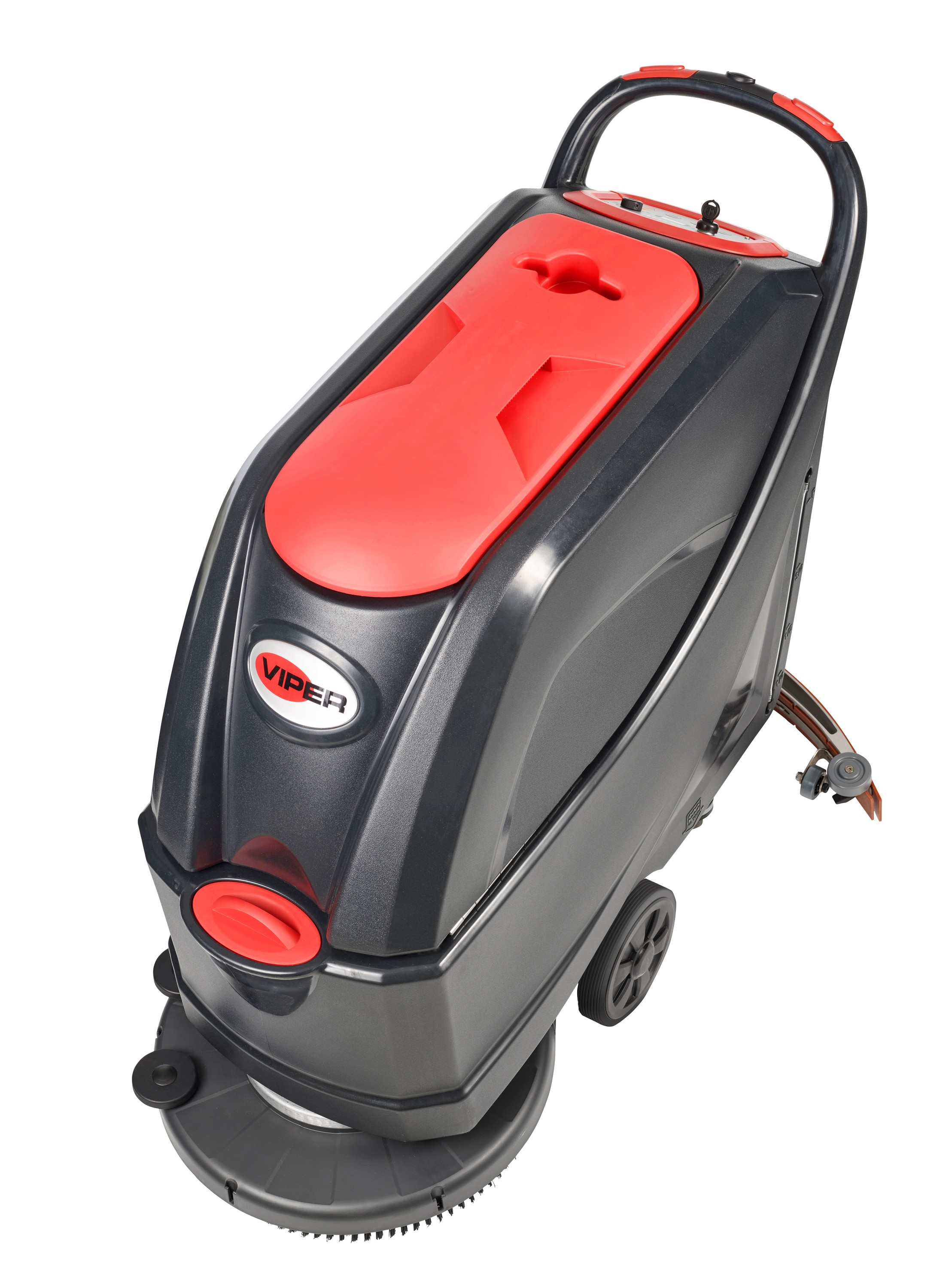 AS5160 20" Disc Battery-Operated Pad Assist Walk-Behind Floor Scrubber ...
