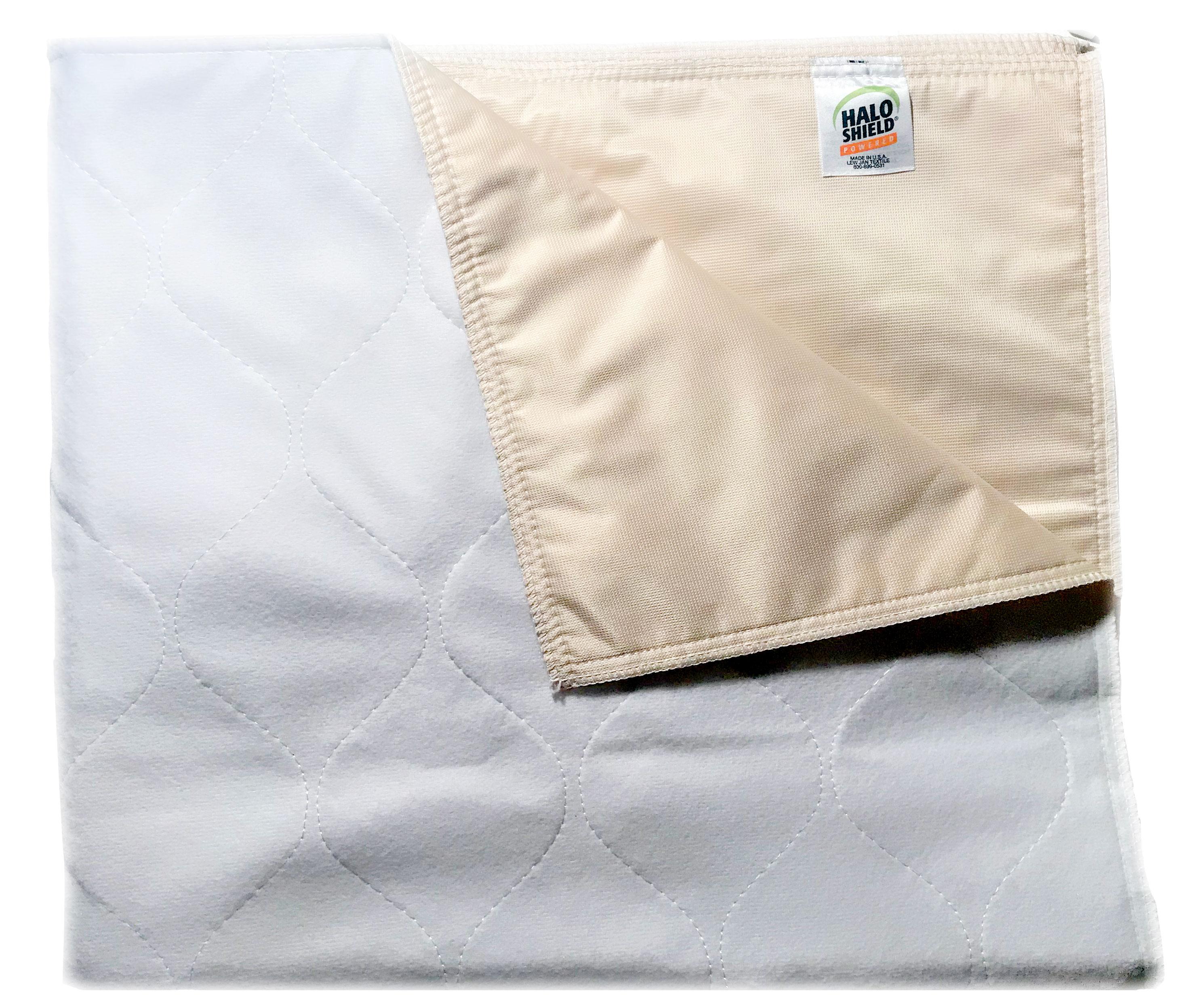 Reusable incontinent bed pad, Haloshield odor control, 32"x35" plus ...