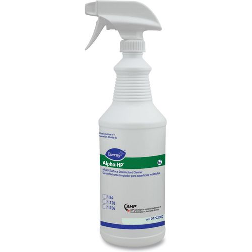 Alpha-HP Multi-Surface Disinfectant Cleaner Spray Bottle, 32 oz, 12 ...