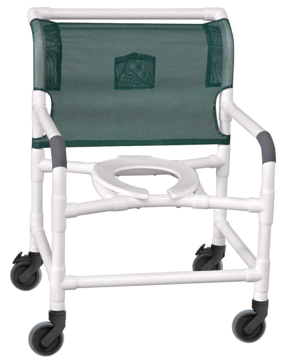 Direct Supply® Wide Shower Chair, Commode, 500lb Weight Capacity ...